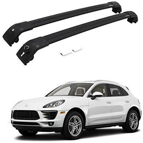 2Pcs Fit for Porsche Macan 2014-2020 Roof Rail Rack Carrier Cross Bars ...