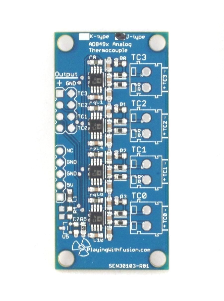 Quad-Channel J-Type / K-Type Thermocouple Amplifier, AD8494/AD8495 ...