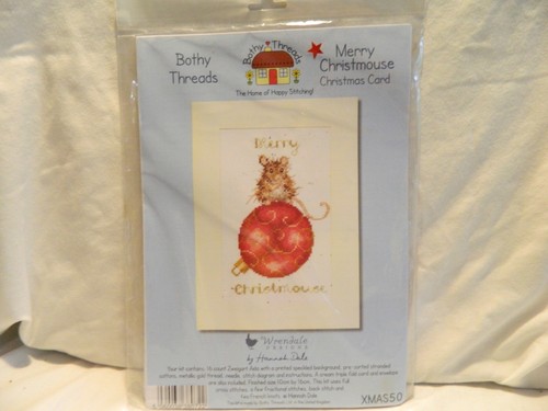 C-25 BOTHY THREADS COUNTED CROSS-STITCH KIT ‘MERRY CHRISTMOUSE ...