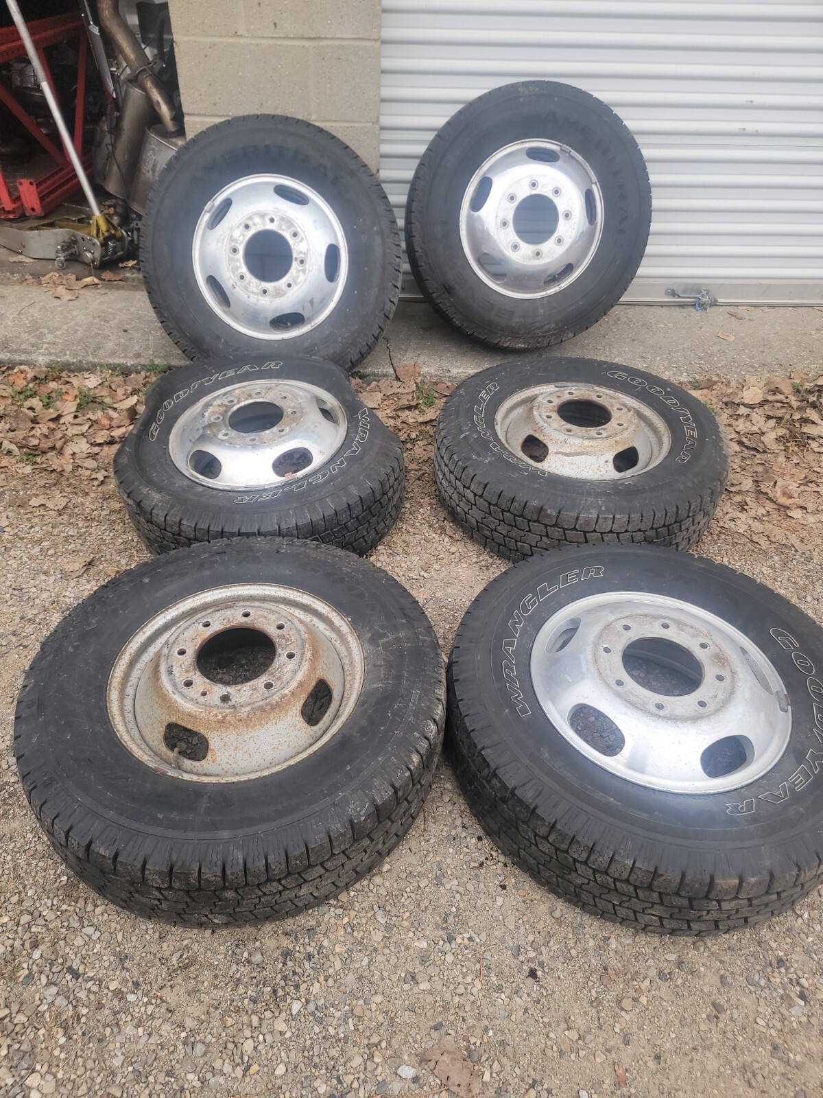03 - 23 Factory Ford F250 F350 F450 F550 Dually wheels Rims 235/80R17 ...