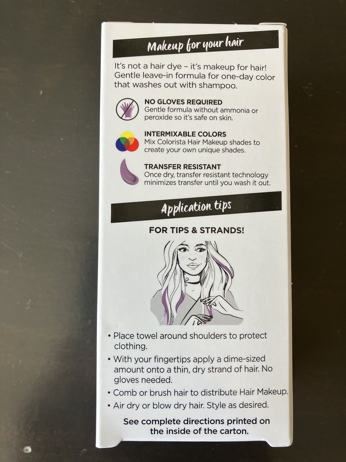 (3) Loreal Colorista Hair Makeup 1-Day Color LILAC COLOR | eBay