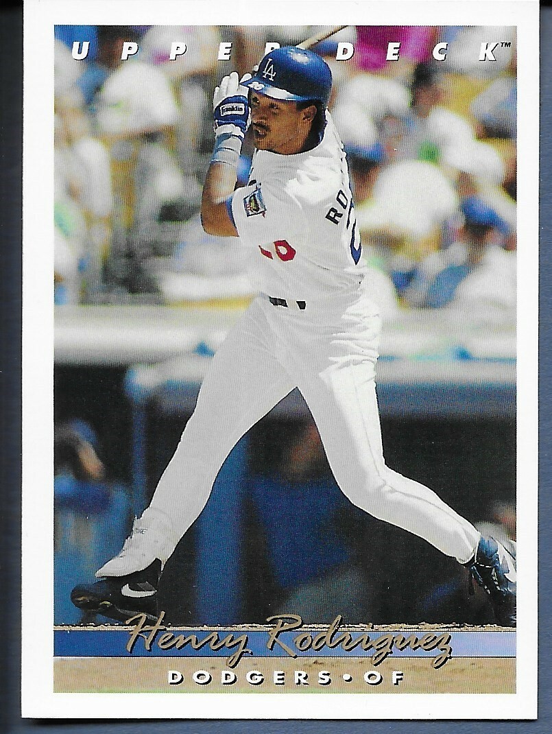 1993 Upper Deck Baseball #391 Henry Rodriguez DODGERS NM | eBay