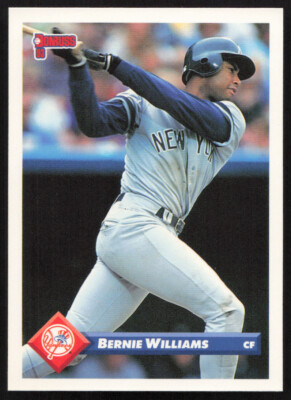 1993 Donruss Bernie Williams Baseball Card #577 - New York Yankees | eBay