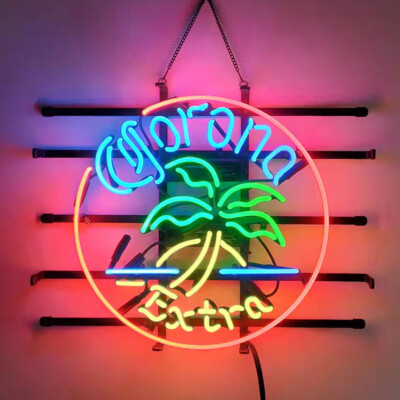 Corona Extra Neon Sign Home Bar Man Cave Club Wall Decor Artwork Gift ...