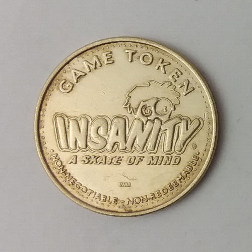 Insanity A Skate of Mind Arcade Madison, AL Pepsi Game Token 24mm | eBay