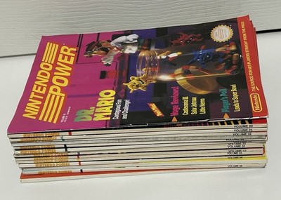 VTG Nintendo Power Magazine 15 Issue Lot Between Issues 18-39 Early 90s ...