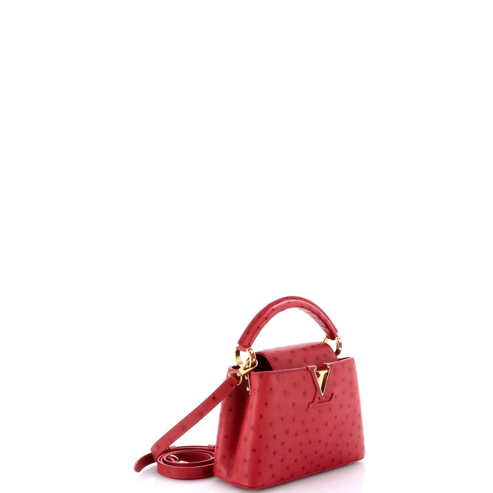 Louis Vuitton Capucines Bag Ostrich Mini | eBay