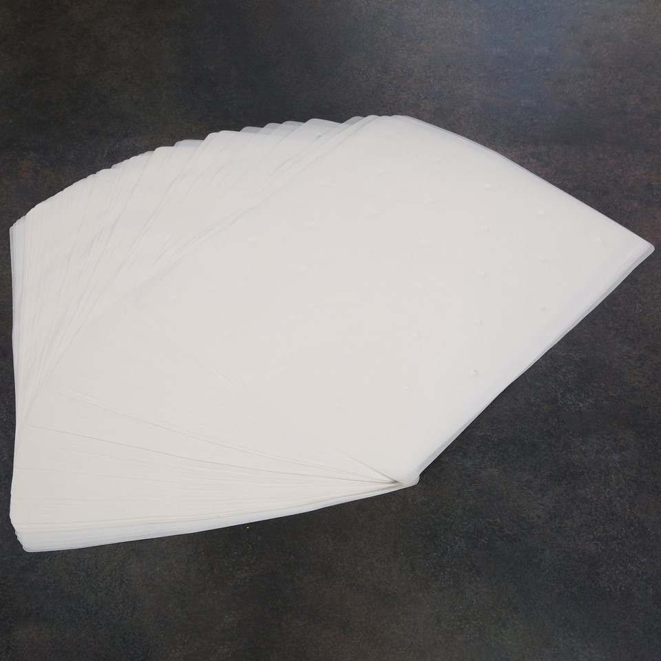 100 StüCk Luft Fritteuse Pergament Liner, Perforierte Square Luft ...