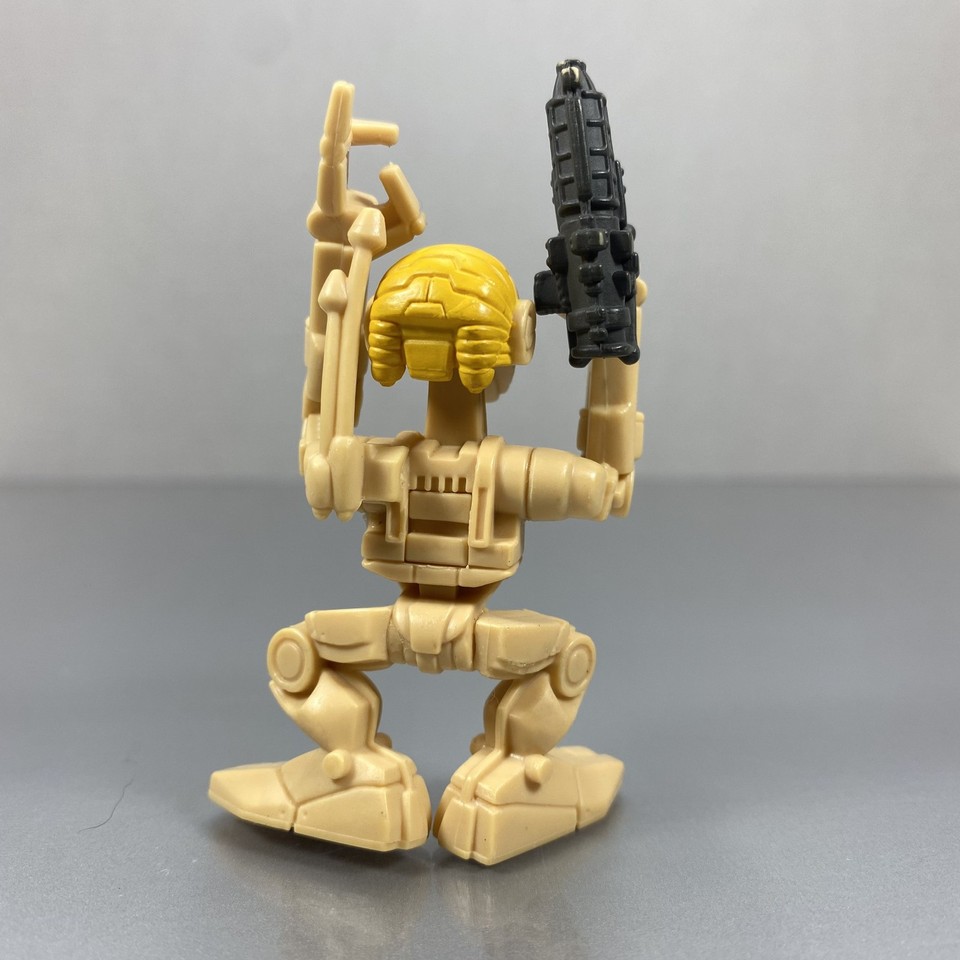 Hasbro Star Wars Galactic Heroes TAN BATTLE DROID figure yellow head w ...
