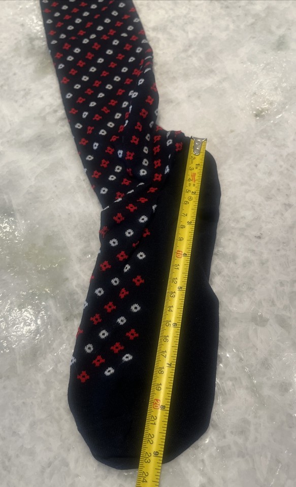 Dapper Classic Men Socks, Black With Red And White Decor | eBay