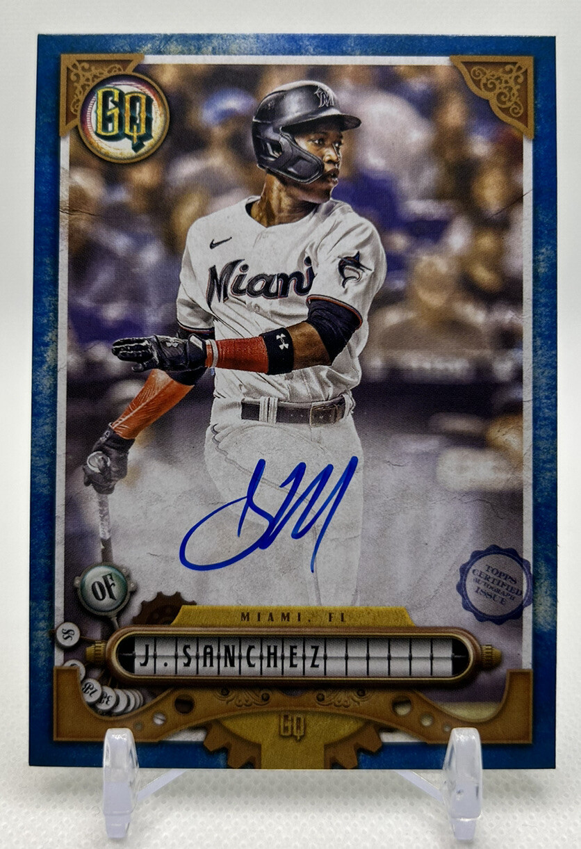 2022 Topps Gypsy Queen Jesus Sanchez Blue On Card Auto /150 | eBay