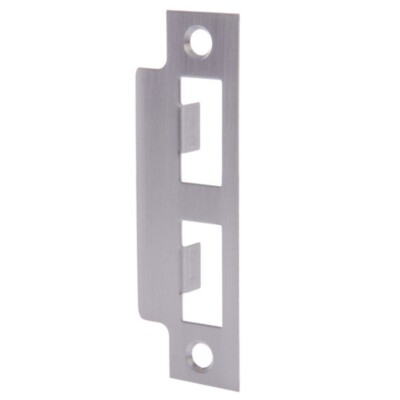 Brava Mortise Lock Strike Plate-Satin Chrome Finish FREE POST ...