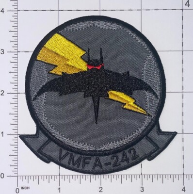 USMC VMFA-242 Marine Fighter Attack Sq 242 Patch Hook & Iron-On Repro ...