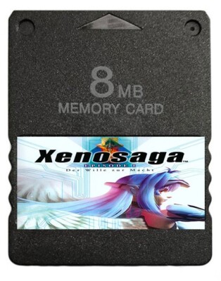 Xenosaga Episode I PlayStation 2 PS2 Memory Card 100% Completed Saves ...