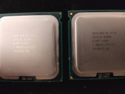 Lot of 2 Intel Xeon E5405 CPU Processor Quad Core 2GHz 12M 1333MHz ...