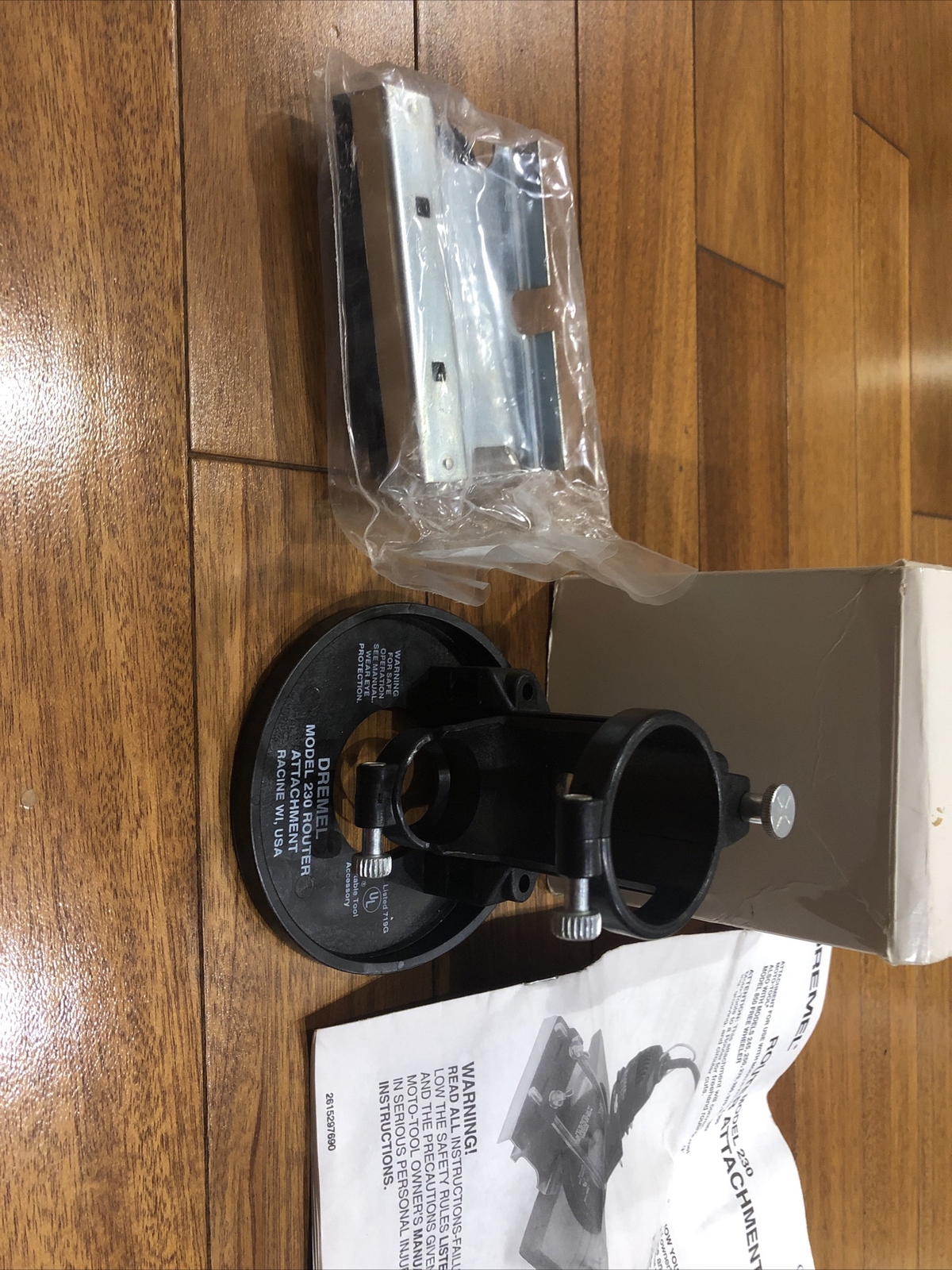 DREMEL ROUTER ATTACHMENT MODEL 230 ACCESSORIES & MANUAL #2615300792 ...