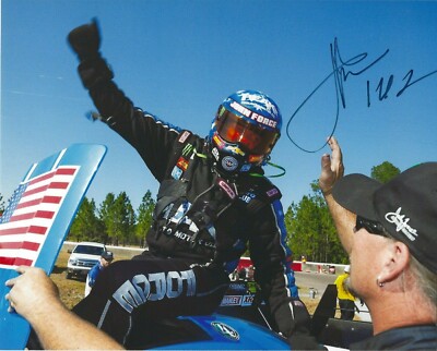 JOHN FORCE Signed Autographed NHRA Racing 8x10 Photo FREE SHIPPING ...