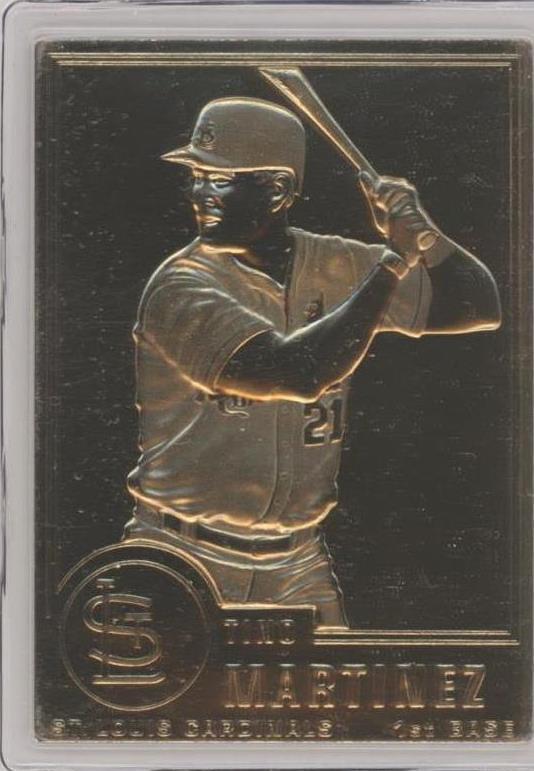 1995-10 Danbury Mint 22K Gold - Tino Martinez #128 for sale | eBay