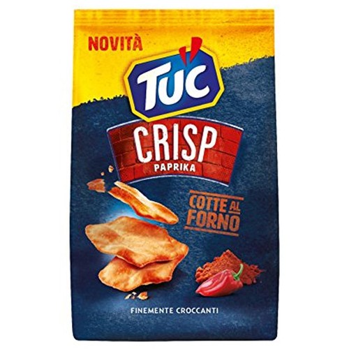 CRACKERS TUC CRISP TASTE PAPRIKA COTTE OVEN CHIPS CRISPS 100 GR CRISPY ...