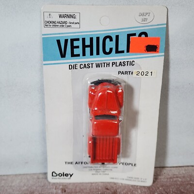 Boley HO Scale #2021 Red Chevy Pickup Truck Die Cast with Plastic Model ...