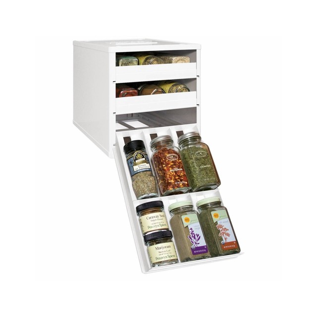 YouCopia Original 18-bottle SpiceStack Spice Organizer White for sale ...