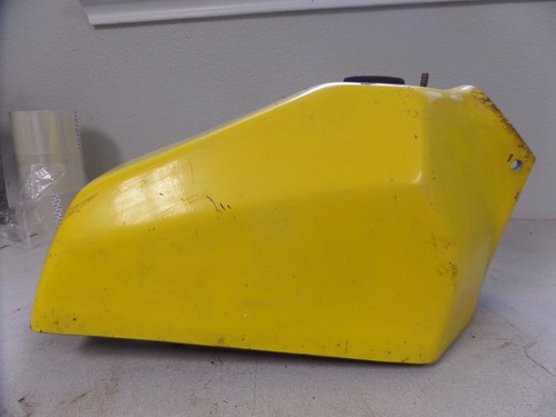 Vintage Fiberglass Works Yellow Coffin Petrol Cell Gas Tank Fuel Tank ...