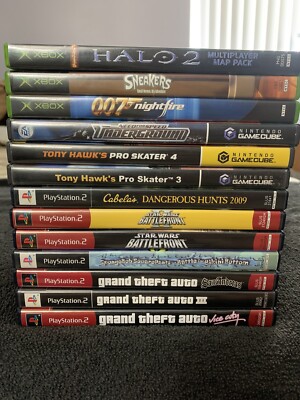 Grand Theft Auto Gta Lot Bundle Collection Gamecube Xbox Halo Ps2 ...