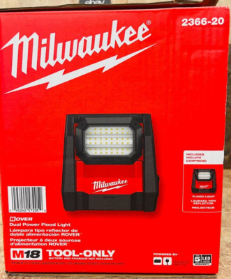 Milwaukee 2365-20 M18 FUEL 18V Rover Mounting Flood Light - Bare Tool ...