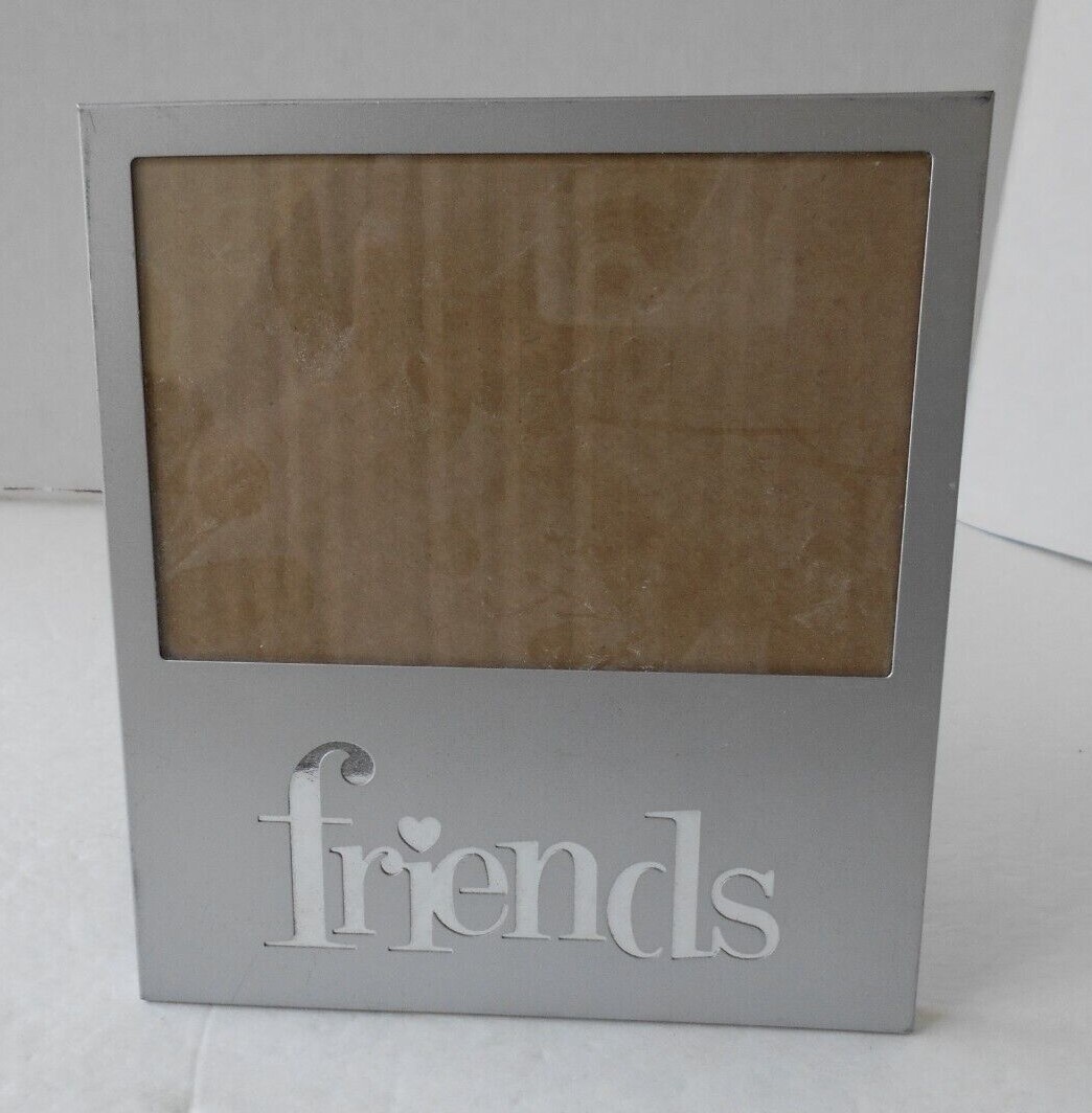 PHOTO FRAME "FRIENDS' SILVER FOR 6" X 4" PHOTO 7X6" OVERALL ~ NEW | eBay