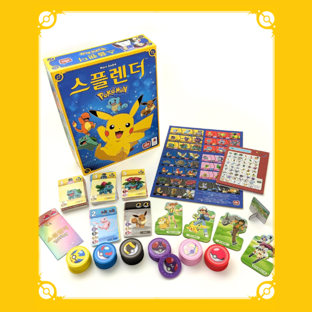 Pokemon Splendor Pikachu edition Card Board Game Korean Gift For Kids ...