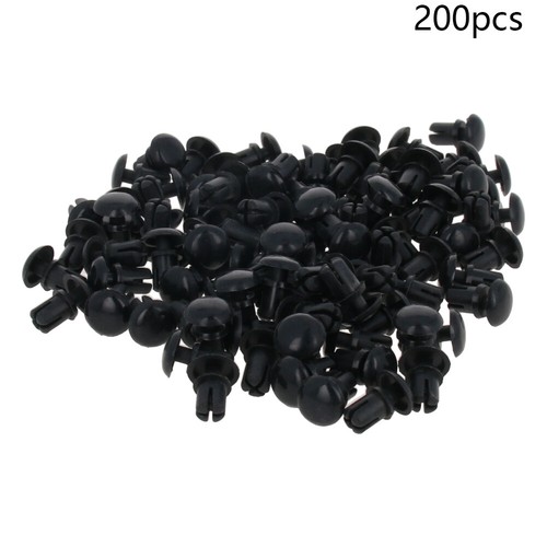 200pcs Bumper Fender Flare Fastener Rivets Retainer Clips Push-Type Car ...