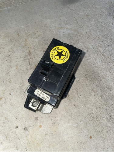 Square D QOM100VH 8106 Circuit Breaker 100 Amp 2 Pole 120/240 VAC QOM1 ...