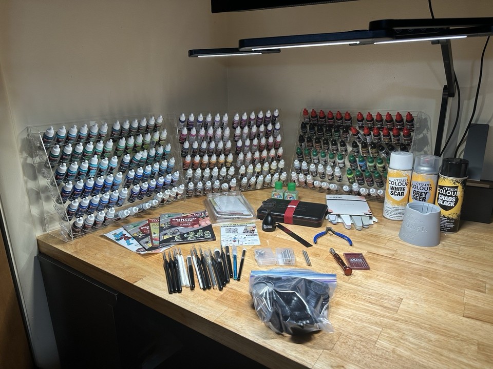 The Army Painter Warpaints Fanatic: Complete Set + extras (No Box- All ...