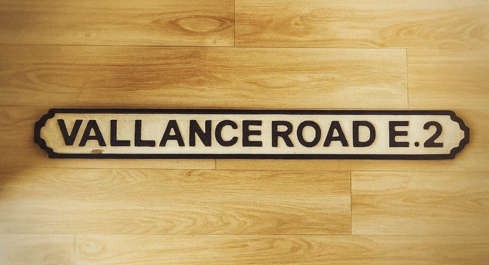 The Krays Genuine Vintage Vallance Road Sign. London History Gangster ...