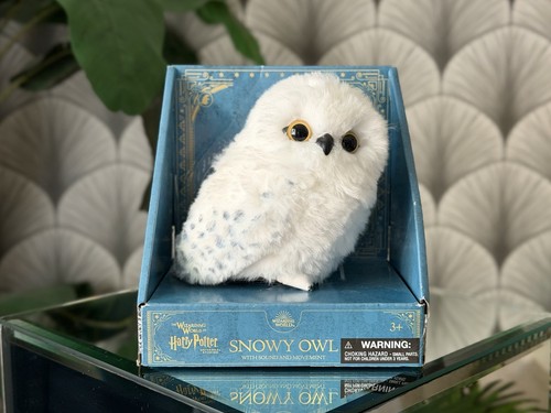 Universal Studios Harry Potter Hedwig Snowy Owl Shoulder Plush Sound ...