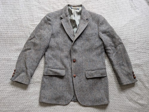 Brooks Brothers Blazer Men 41 R Gray Tweed Brooksgate Wool Union USA ...