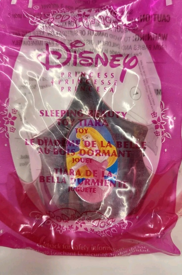 Sleeping Beauty Toy Tiara 2003 McDonalds Happy Meal Disney Princess Toy ...