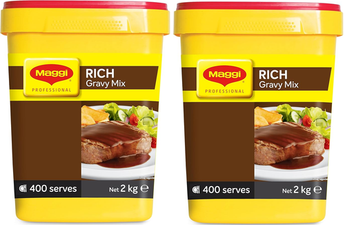 Maggi Classic Rich Gravy 1kg, 2kg Makes 20 Litres, 400 Serves & 7.5kg ...