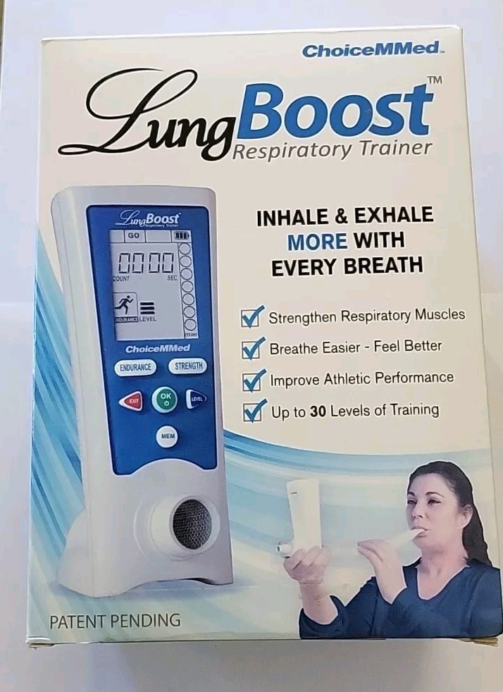 Lung Boost Respiratory Trainer - New In Box - Model MD8000 | eBay