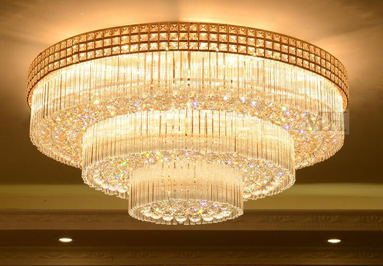 European court style LED crystal ceiling lamps chandeliers Lighting ...
