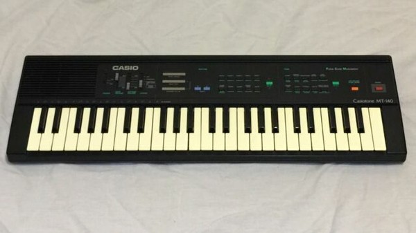 Vintage Casio Keyboard Casiotone Mt-140 210 Sound Tone Bank for sale ...