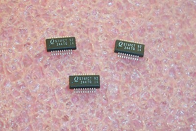 QTY (50) QS74FCT244TQ QUALITY SEMI QSOP-20 8-bit BUFFER / LINE DRIVER ...