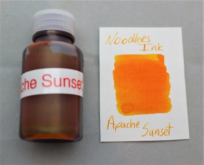 NOODLERS FOUNTAIN PEN INK APACHE SUNSET 30ML | eBay
