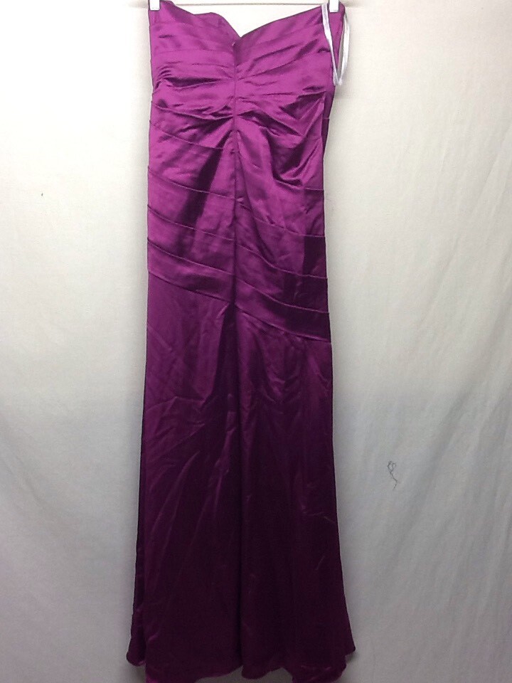 Raspberry Satin Bridesmaid Dresses