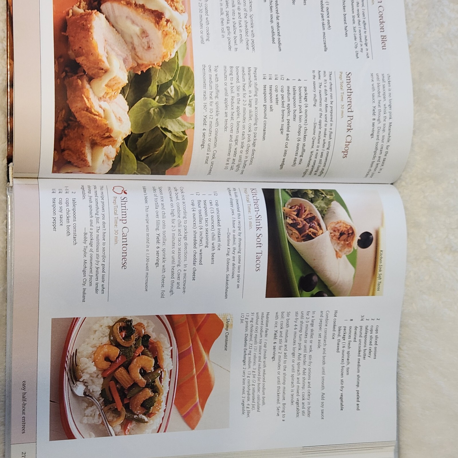 2009 Taste of Home Best of Quick Cooking Hard Cover Cook Book Quick ...