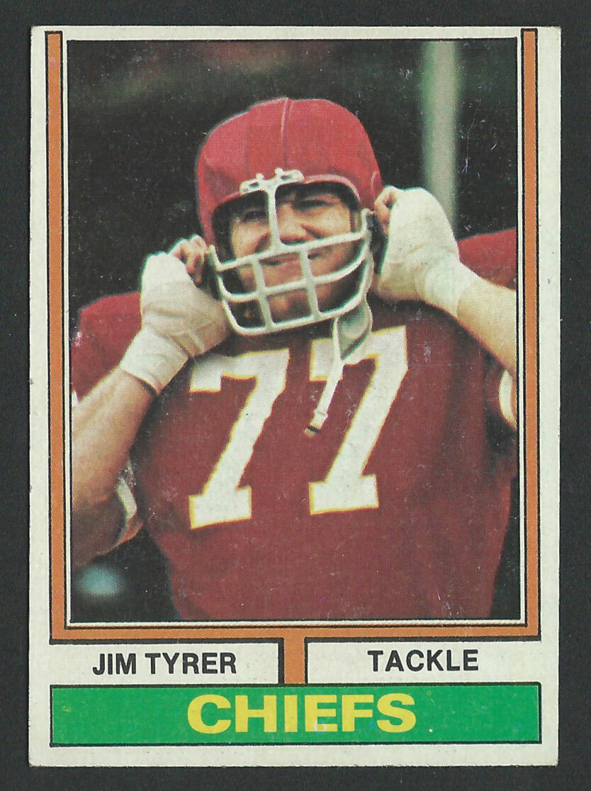 1974 TOPPS #85 JIM TYRER Kansas City Chiefs - 02 | eBay
