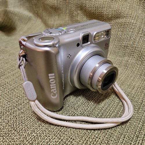 Canon PowerShot A530 5.0MP Compact Digital Camera WORKS TESTED Uses AA ...