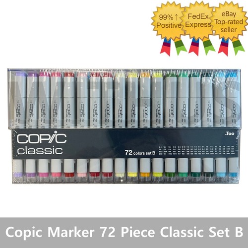 Copic Twin Marker 72 Piece Twin Classic Set B - Artist Markers Anime ...