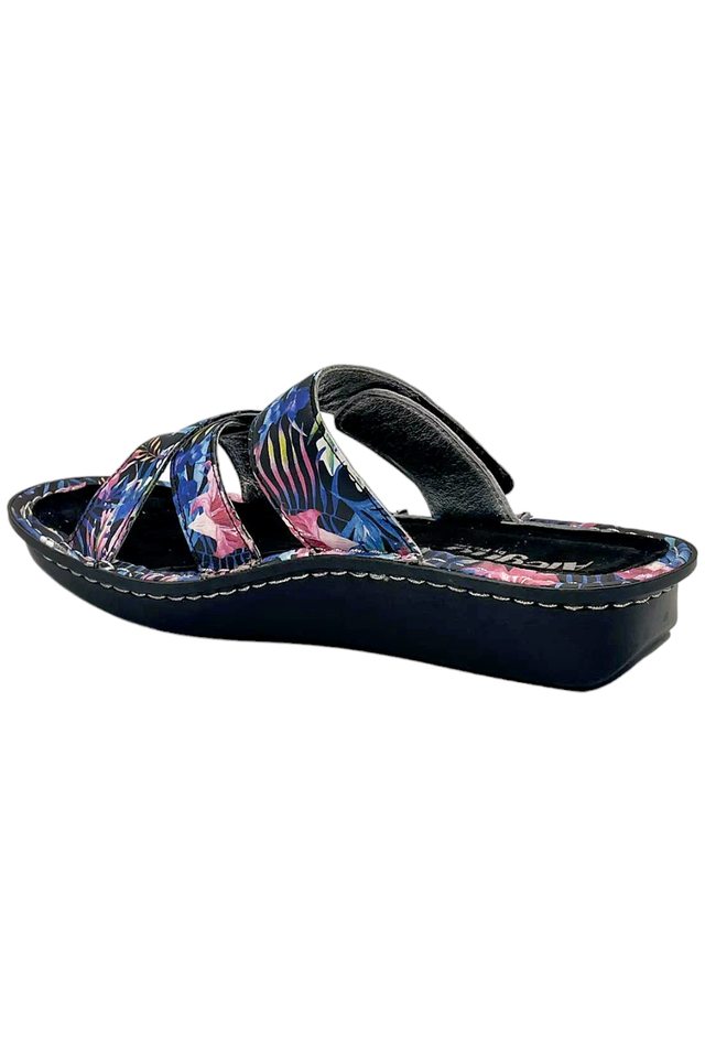 Alegria Leather Adjustable Slide Sandals Vinely Tropic Nights | eBay