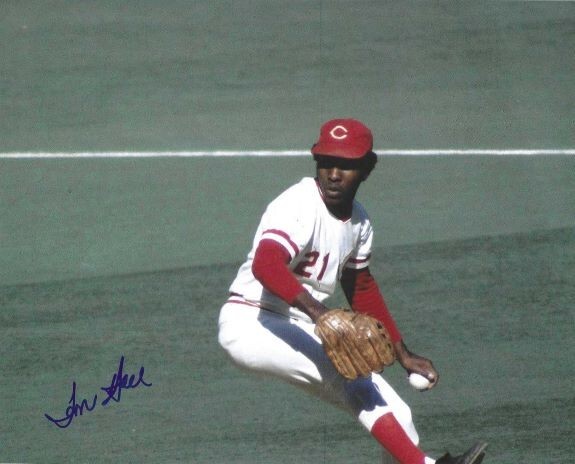 Signed 8x10 TOM HALL Cincinnati Reds Autographed photo - w/COA | eBay